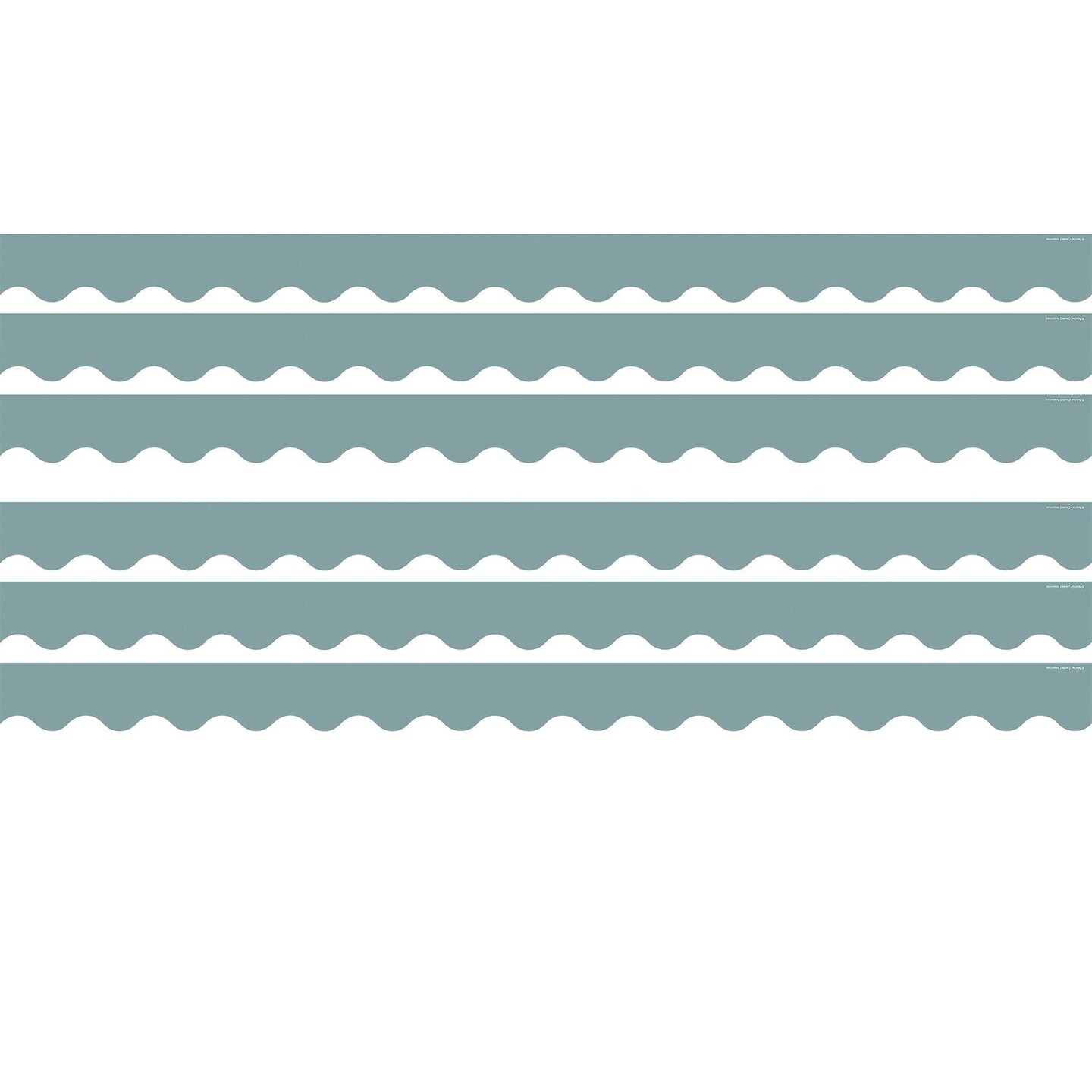 Stone Blue Scalloped Border Trim, 35 Feet Per Pack, 6 Packs | Michaels
