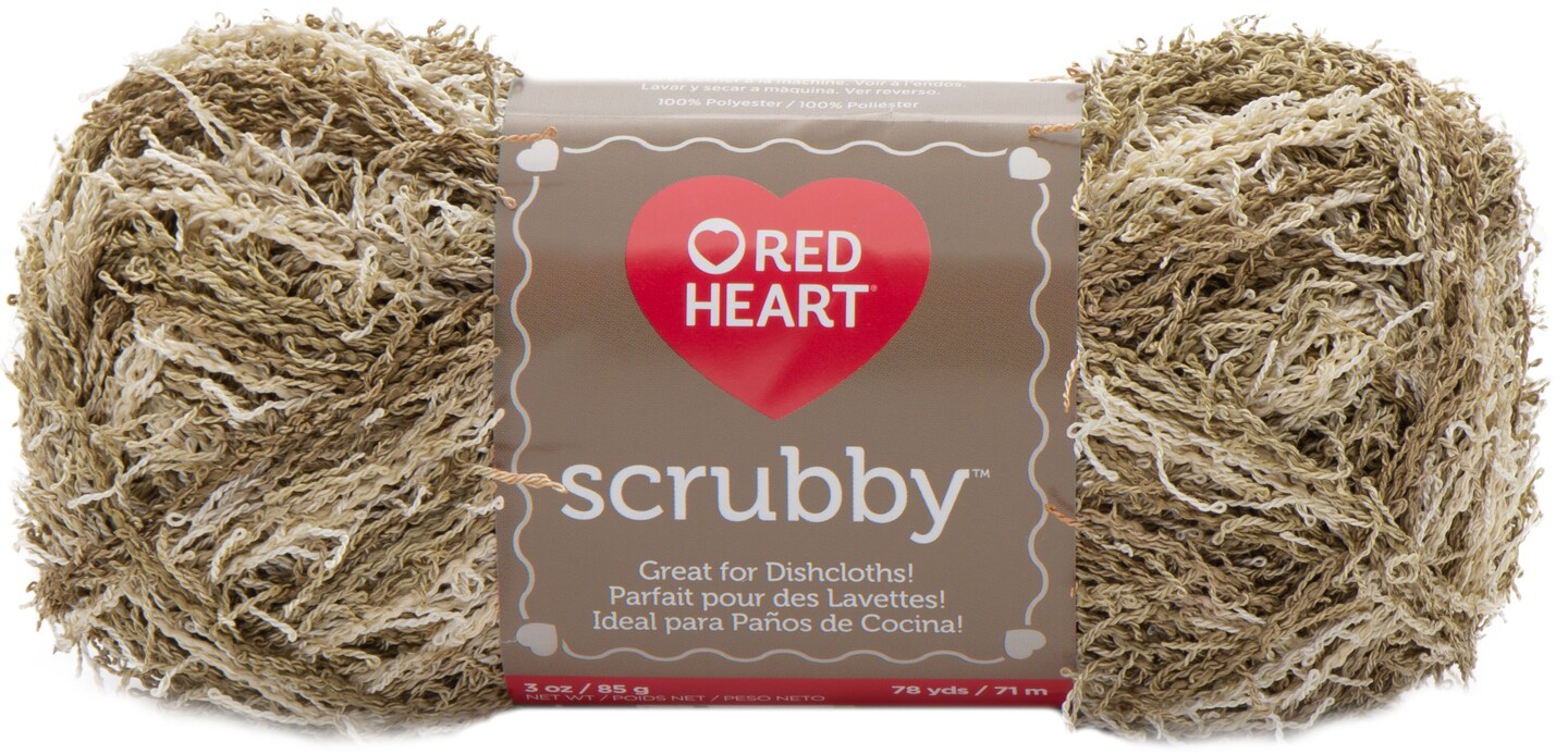 Red Heart Scrubby Yarn-Almond | Michaels
