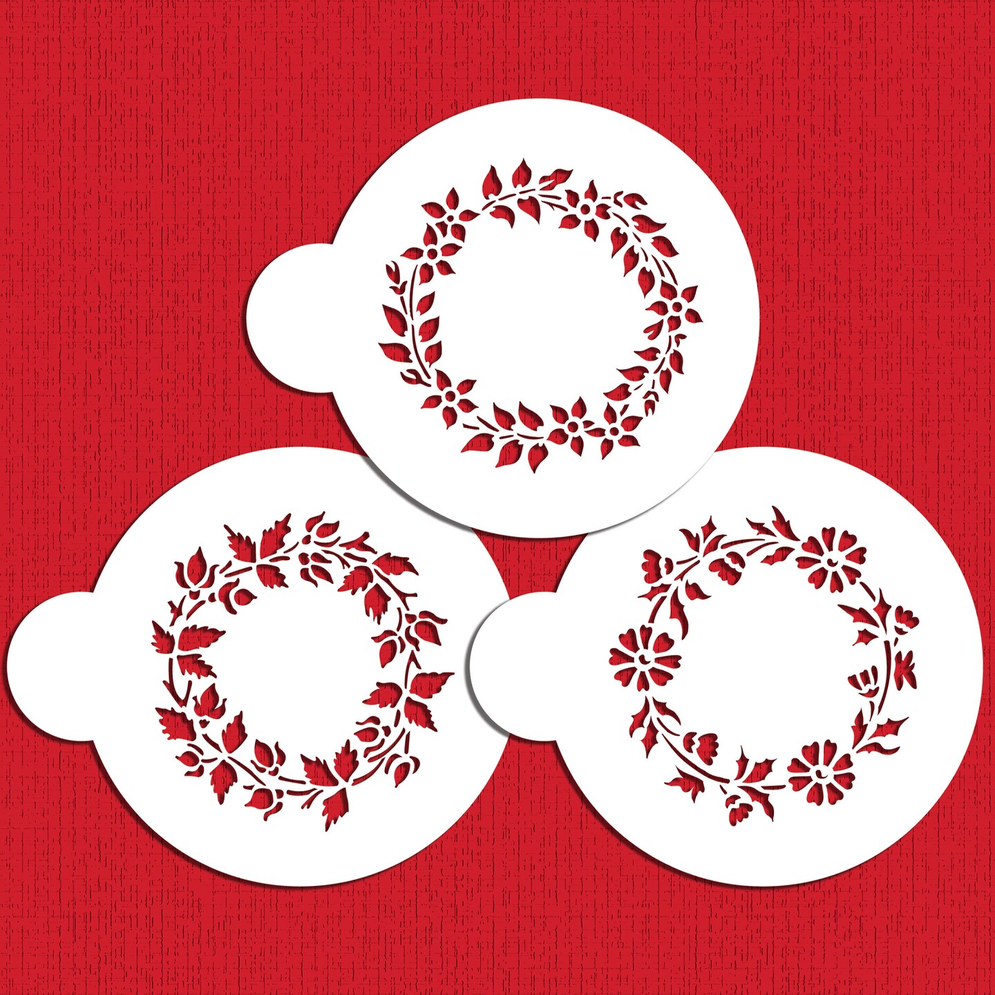 Flower Chain Cookie Stencil Set | C847 by Designer Stencils | Cookie ...