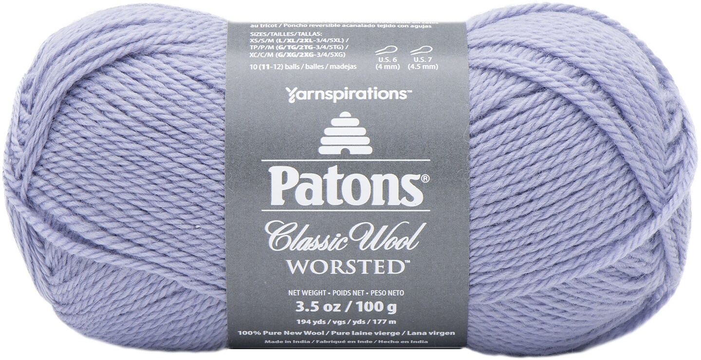 Patons Classic Wool Yarn-Misty Thistle | Michaels