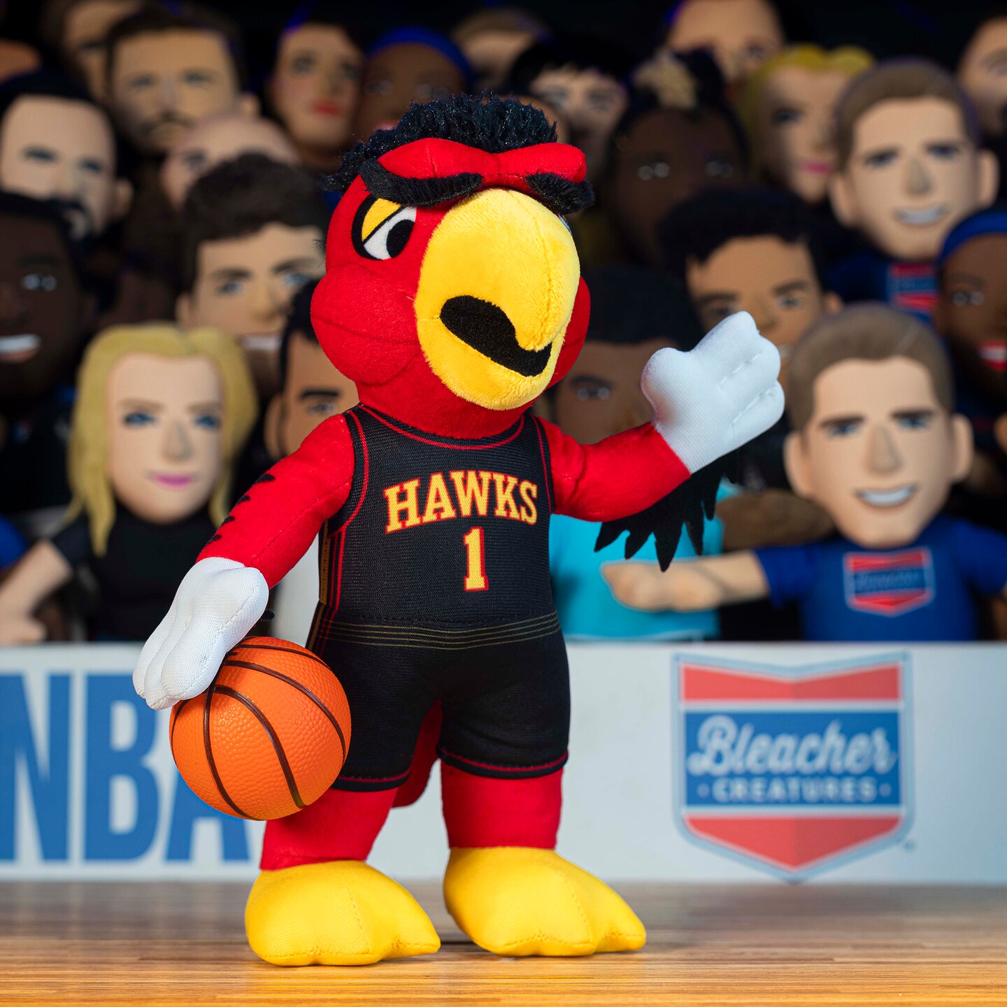 Bleacher Creatures Atlanta Hawks Mascot Harry The Hawk 10" Plush Figure ...