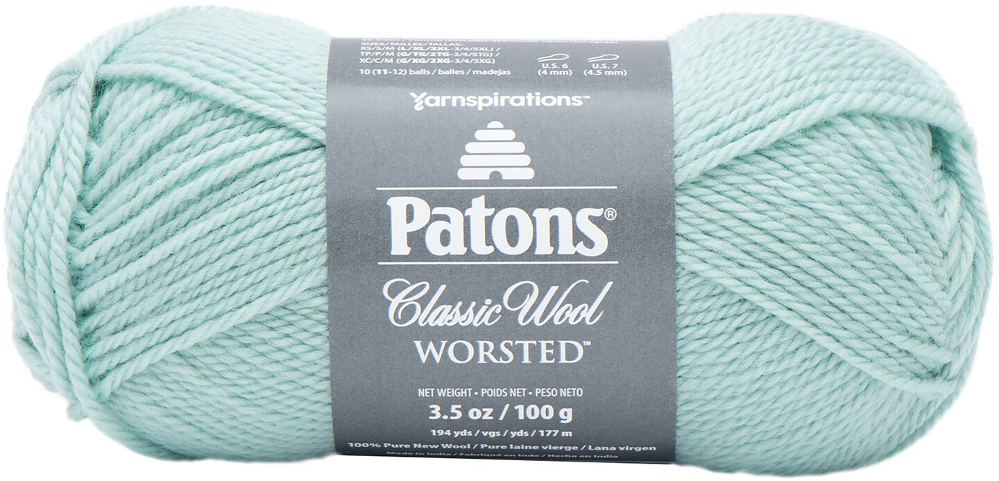 Patons Classic Wool Yarn-Misty Green | Michaels