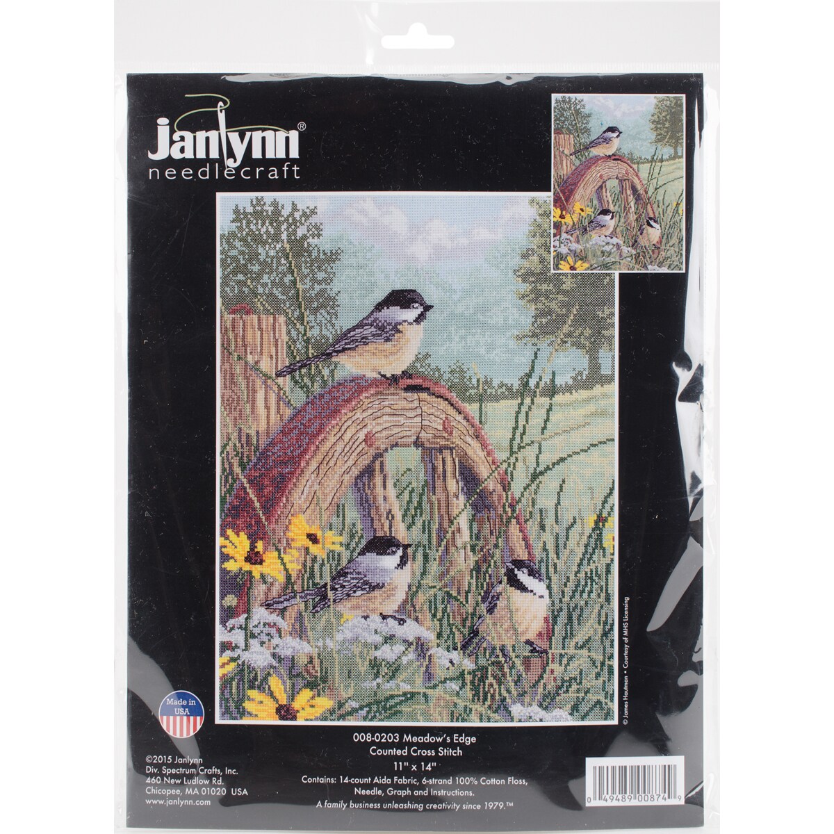 Janlynn Counted Cross Stitch Kit 11"X14"-Meadow's Edge, Count: 1 | Michaels