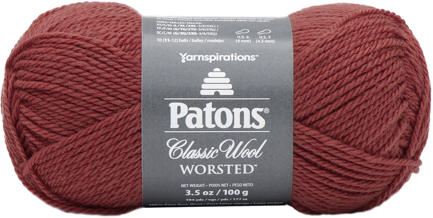 Patons Classic Wool Yarn-Scarlet | Michaels