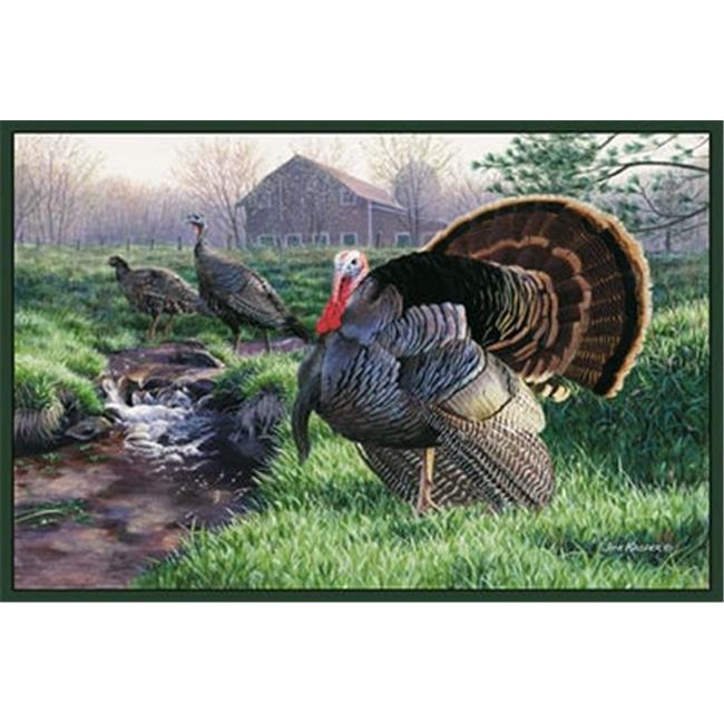 Custom Printed Rugs Turkey Wildlife Rug | Michaels