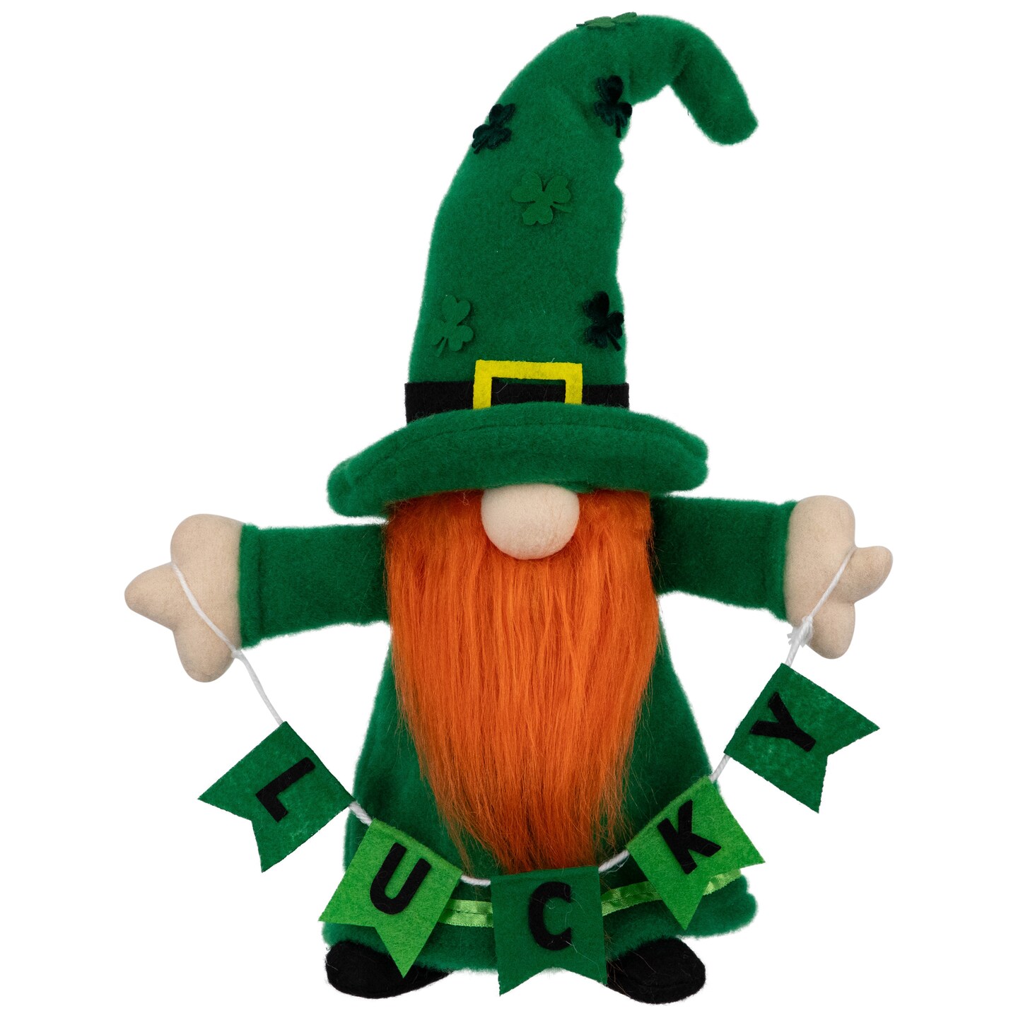 Northlight Lucky Gnome St. Patrick's Day Figurine - 16" - Green, Color ...