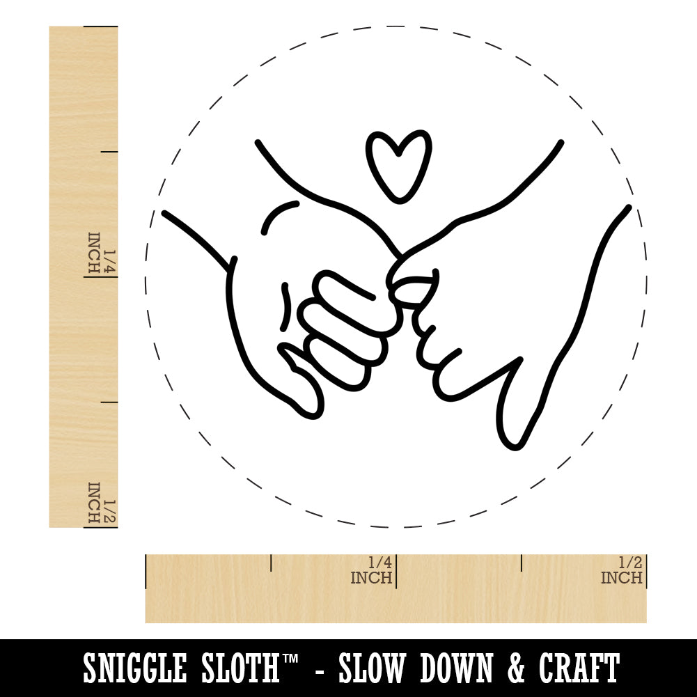 Pinky Promise Love Self-Inking Rubber Stamp Ink Stamper for Stamping ...