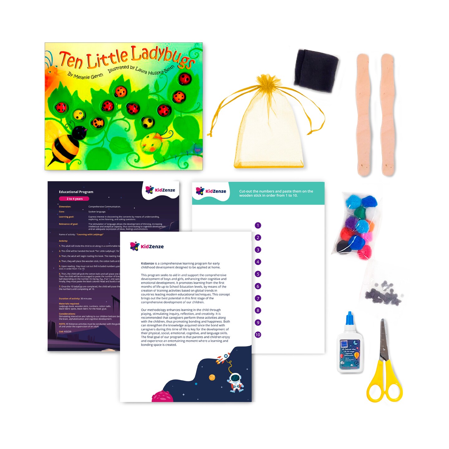 Learning with Ladybugs. Preschool activities. Improve Comprehensive ...