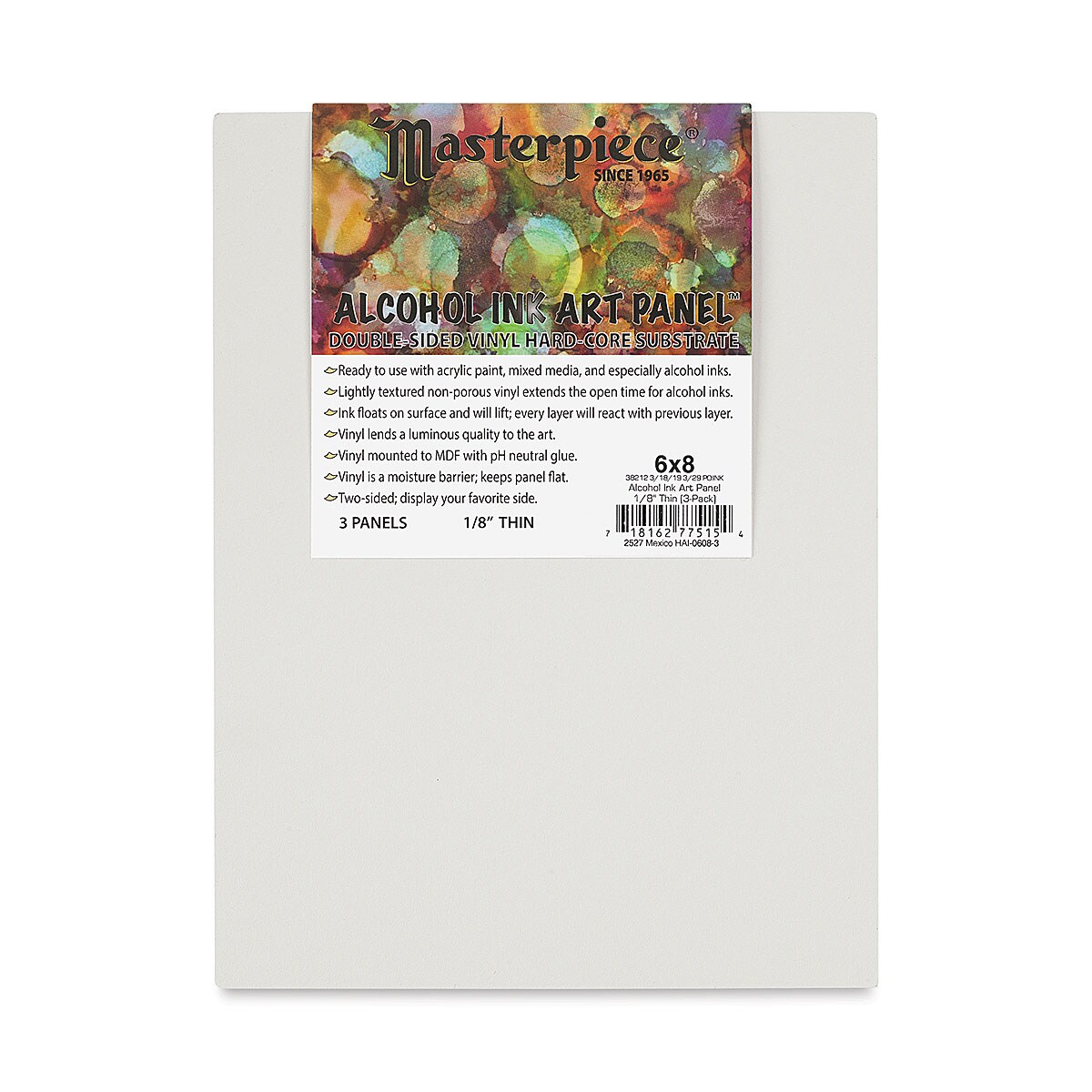 Masterpiece Alcohol Ink Art Panels - 6" x 8", Pkg of 3 | Michaels