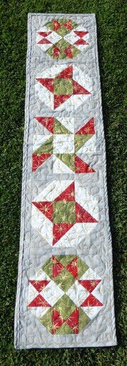 Fabric Kit Merry & Modern Table Runner Number 4 Using Seeing Stars ...