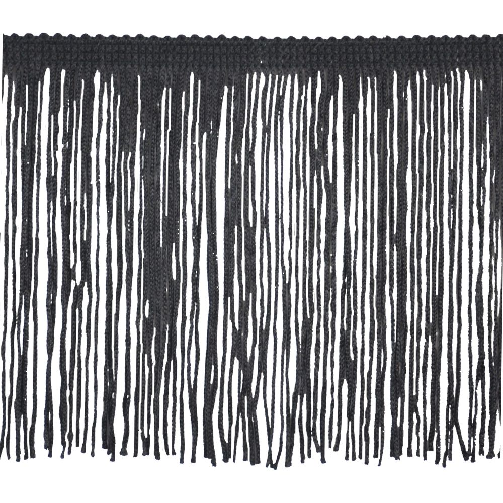 Belagio Chainette Fringe, 4" Wide, 10-Yard Bolt, Black | Michaels