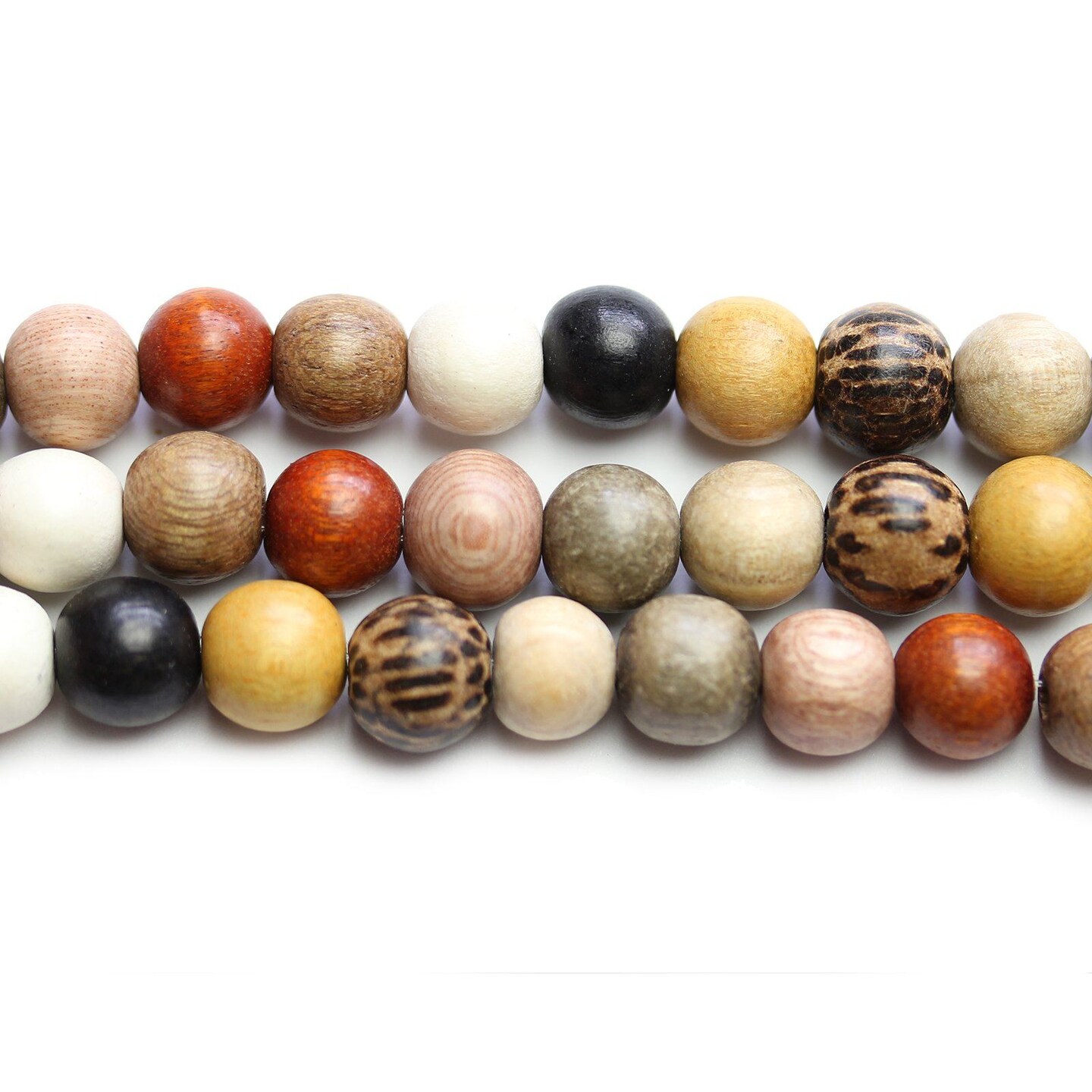Philippine Multi Wood Round 10mm Beads | Michaels