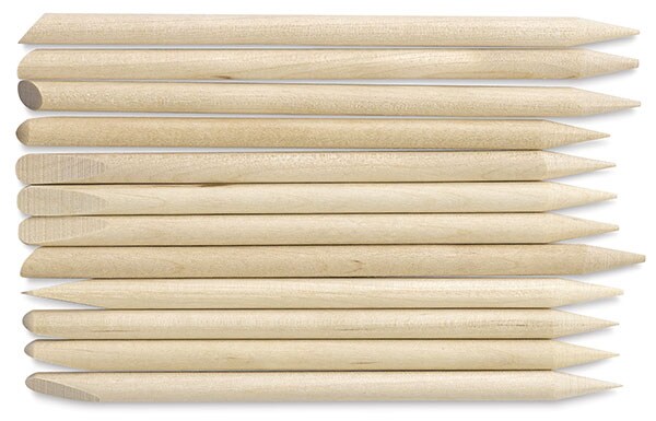 Amaco Wooden Modeling Tools - Set of 12, Assorted | Michaels