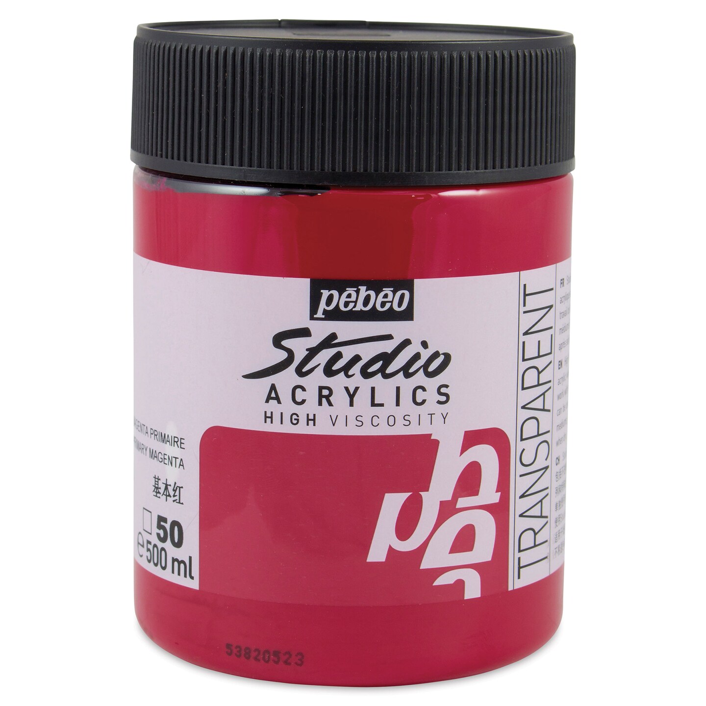Pebeo High Viscosity Acrylics - Primary Magenta, 500 ml, Jar | Michaels