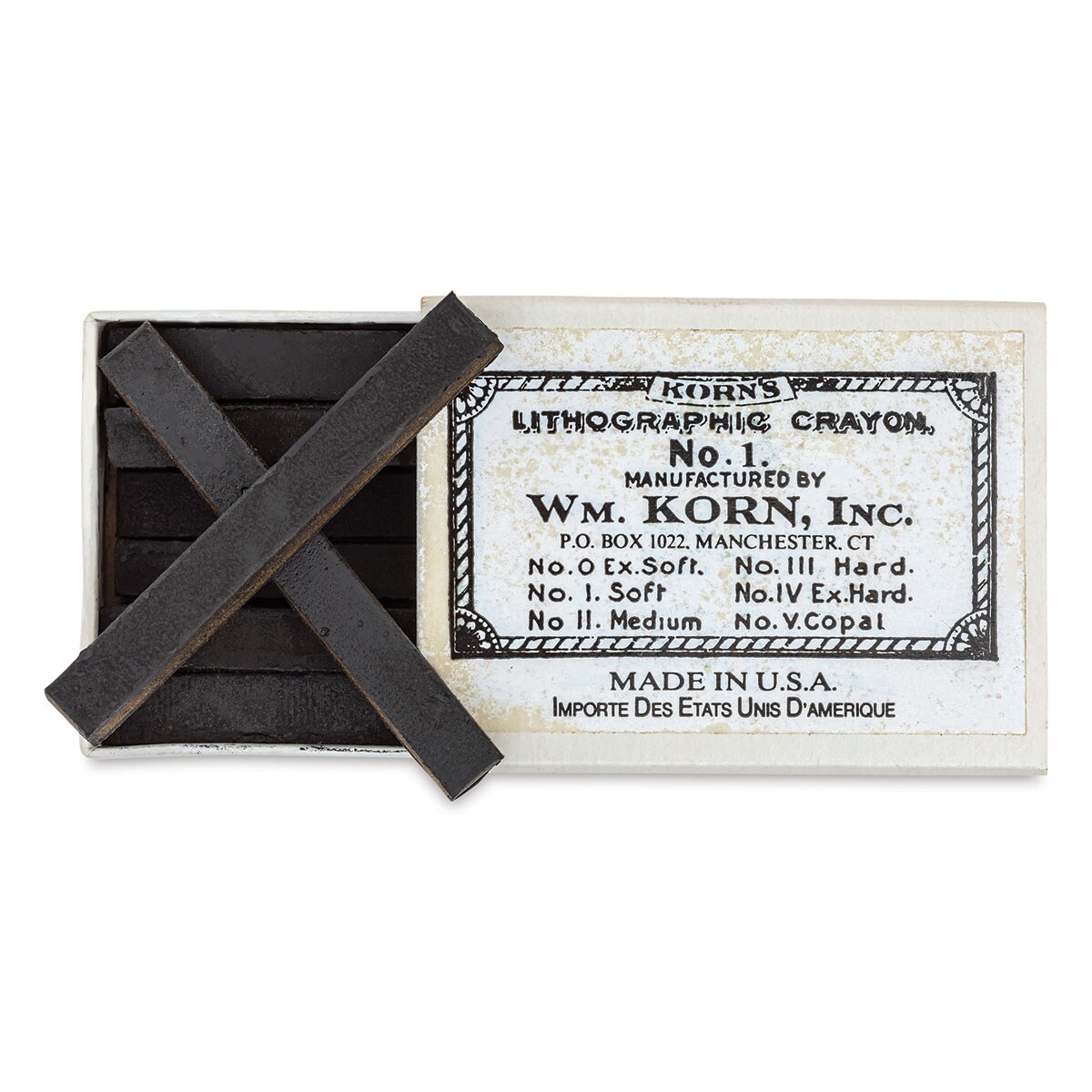 Korn's Lithographic Crayons - Box of 12, #1 Soft | Michaels