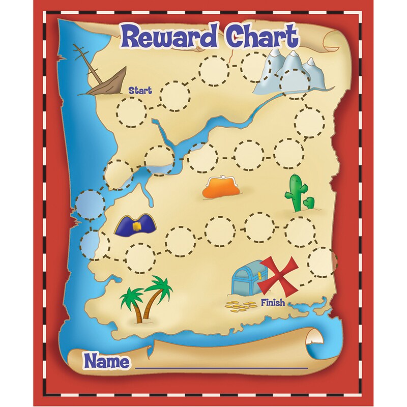 Treasure Hunt Mini Reward Charts with Stickers, 36 Charts | Michaels