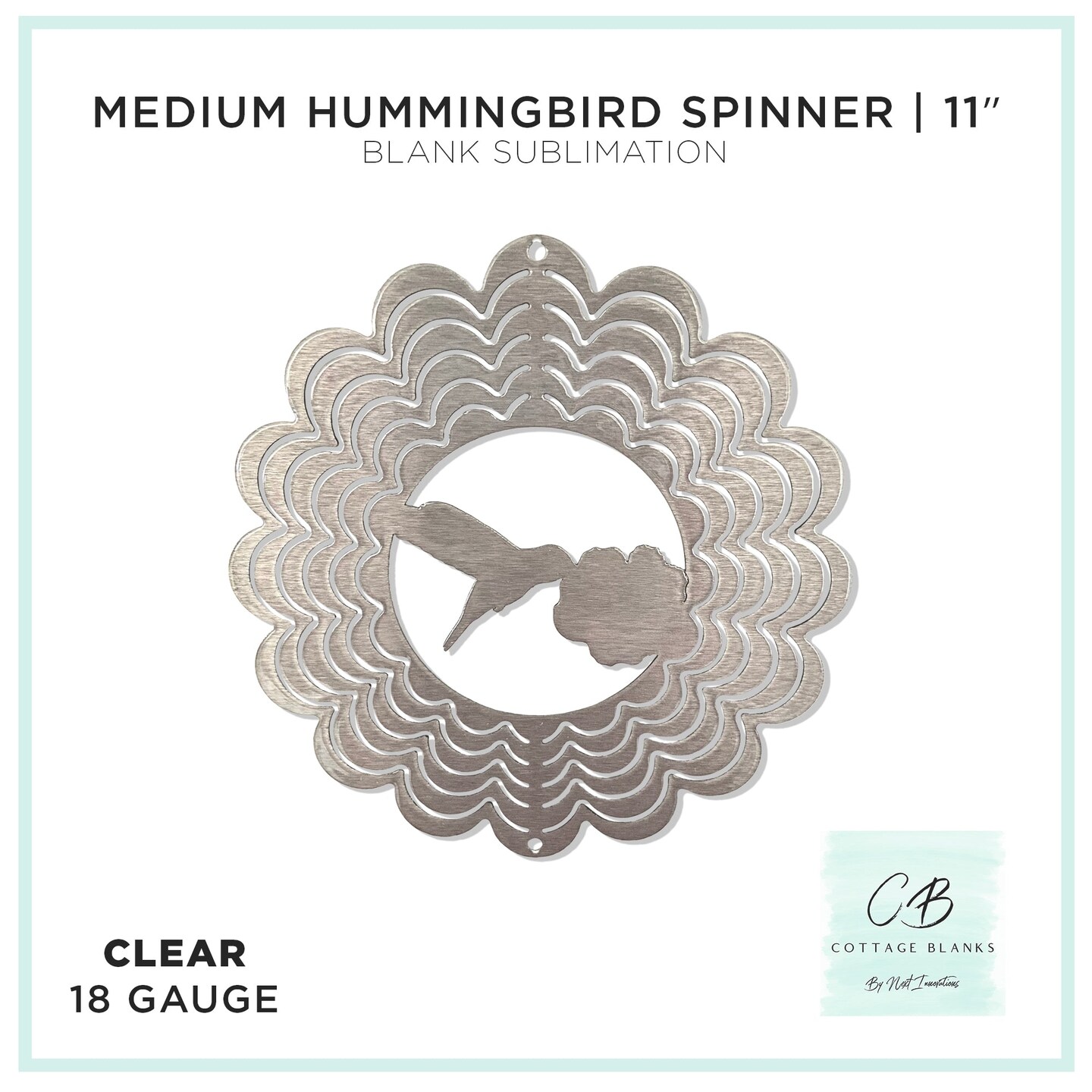 Medium Hummingbird Wind Spinner Blank 6 Pack | Michaels