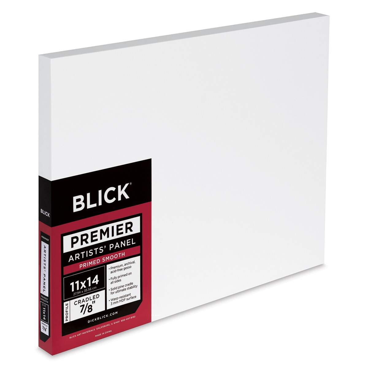Blick Premier Artists' Panel - Traditional Cradle, 7/8", 11" x 14 ...