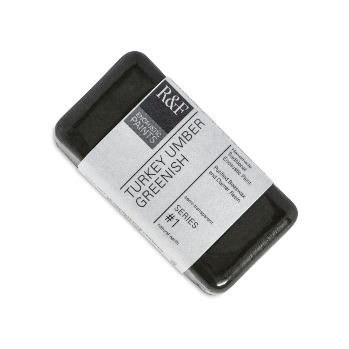 R&F Encaustic Paint Block - Turkey Umber Greenish, 40 ml block | Michaels