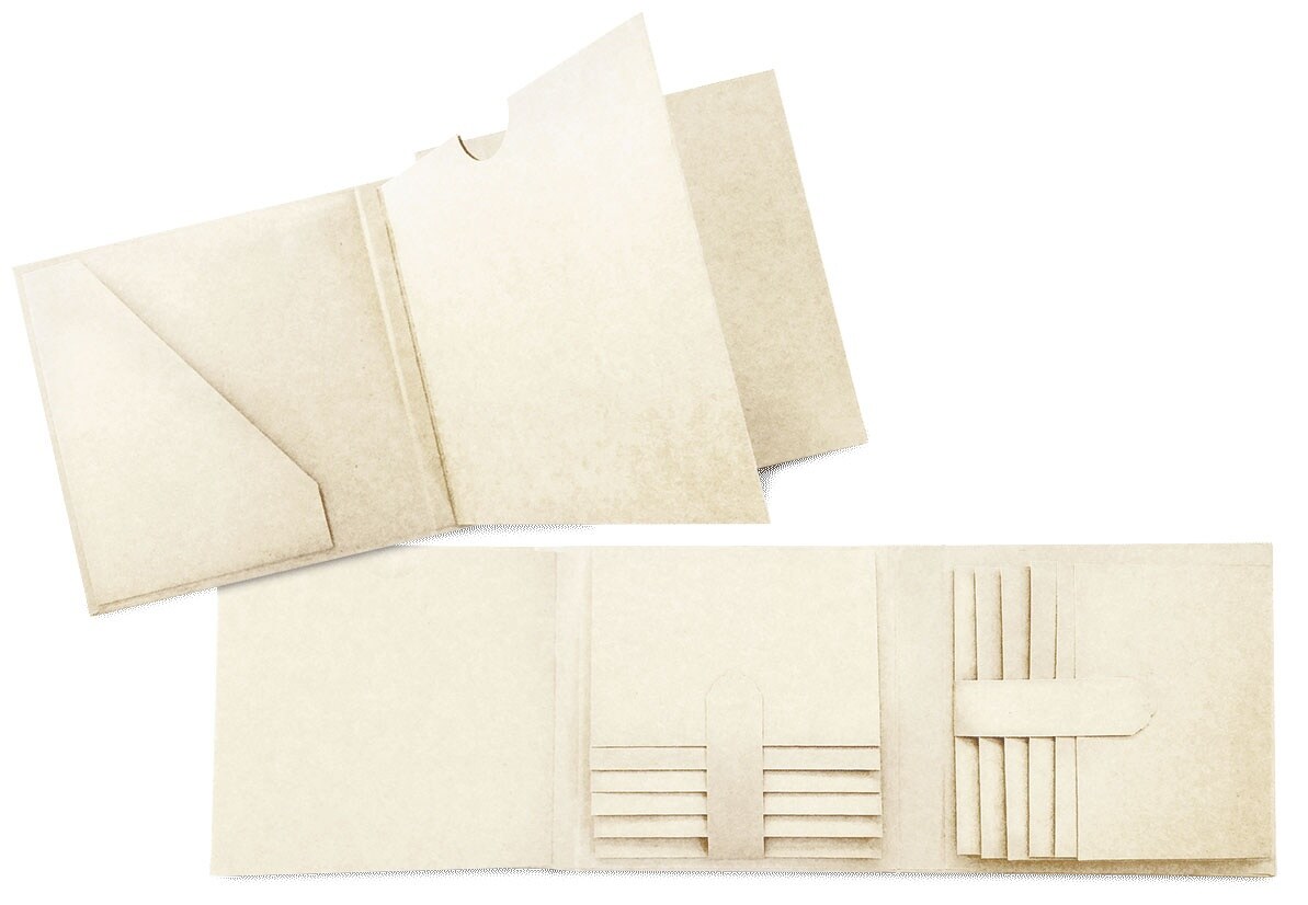 Graphic 45 Staples Trifold Waterfall Folio Album-Ivory | Michaels
