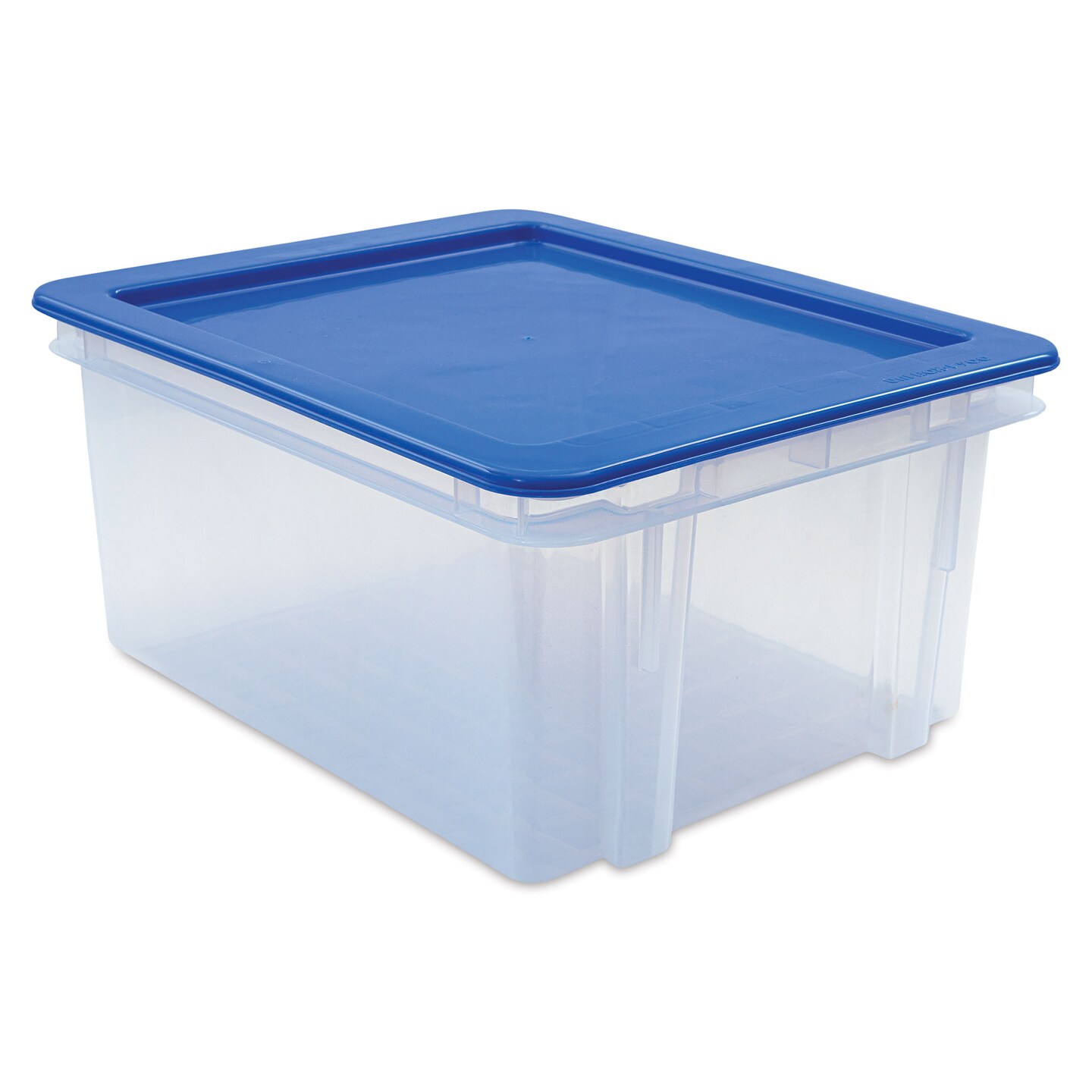 Dial Industries Tuft Tote with Lid - Medium, Blue Lid | Michaels