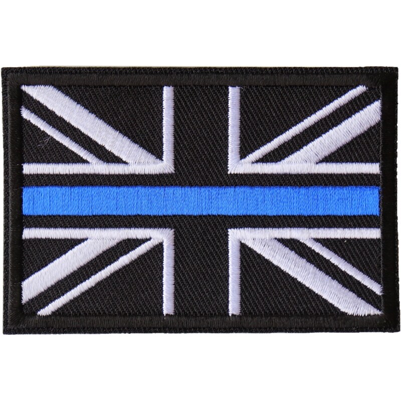 Patch, Embroidered Patch (Iron-On or Sew-On), United Kingdom UK Flag ...