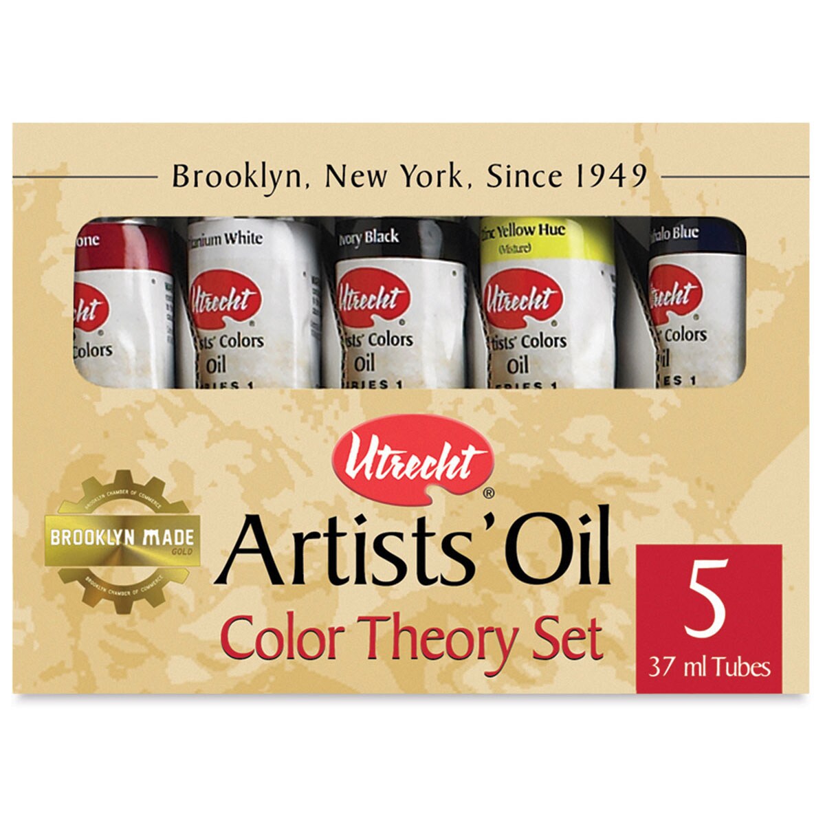 Utrecht Artists' Oil Paint Set - Color Theory Set of 5 | Michaels