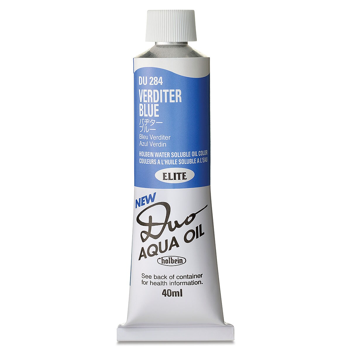 Holbein Duo Aqua Water Soluble Oils - Verditer Blue, 40 ml tube | Michaels