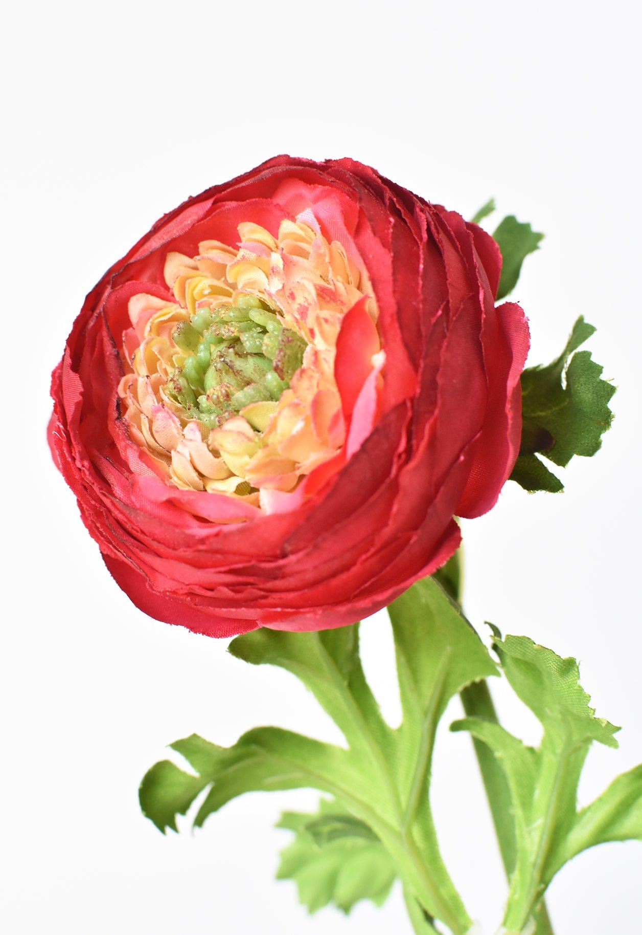 13" Faux Red Ranunculus Stem | Michaels