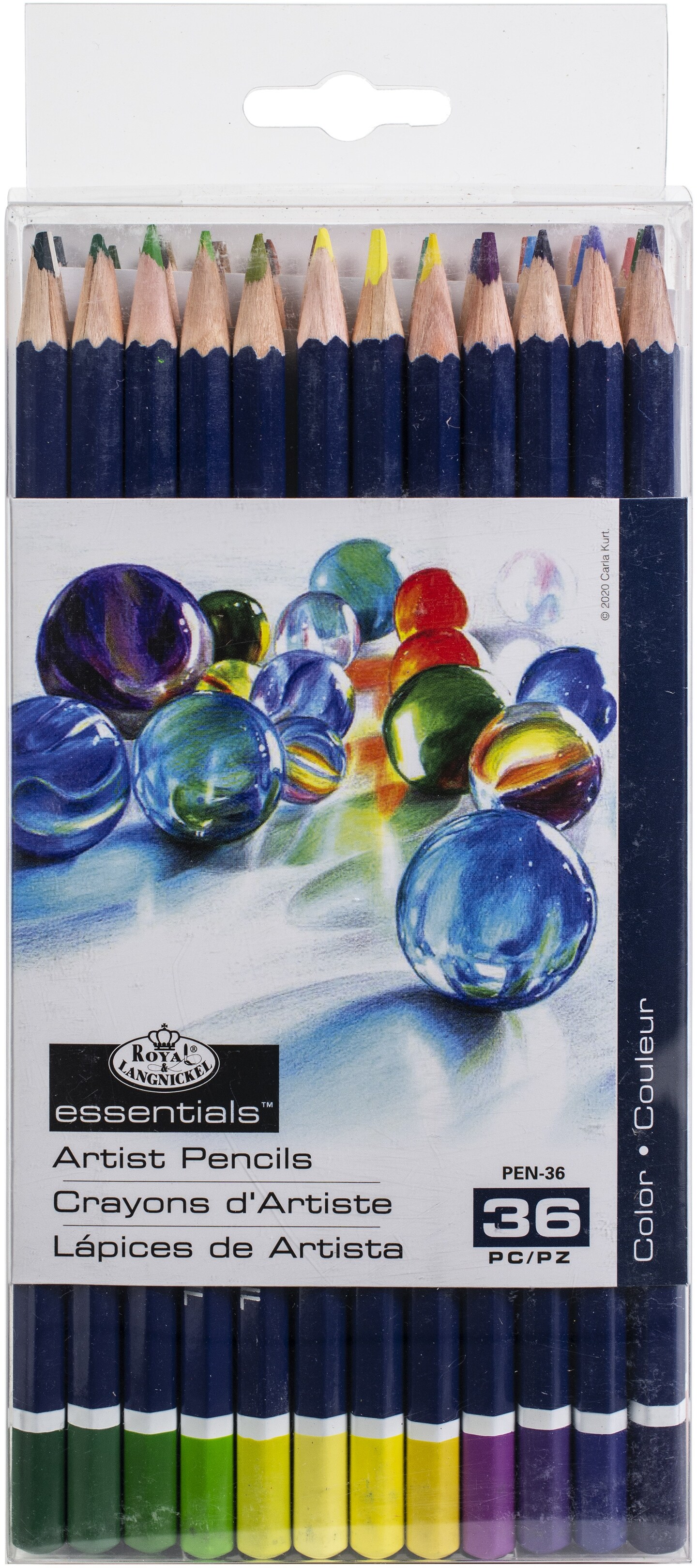 Royal & Langnickel(R) Essentials(TM) Artist Color Pencils-36/Pkg | Michaels