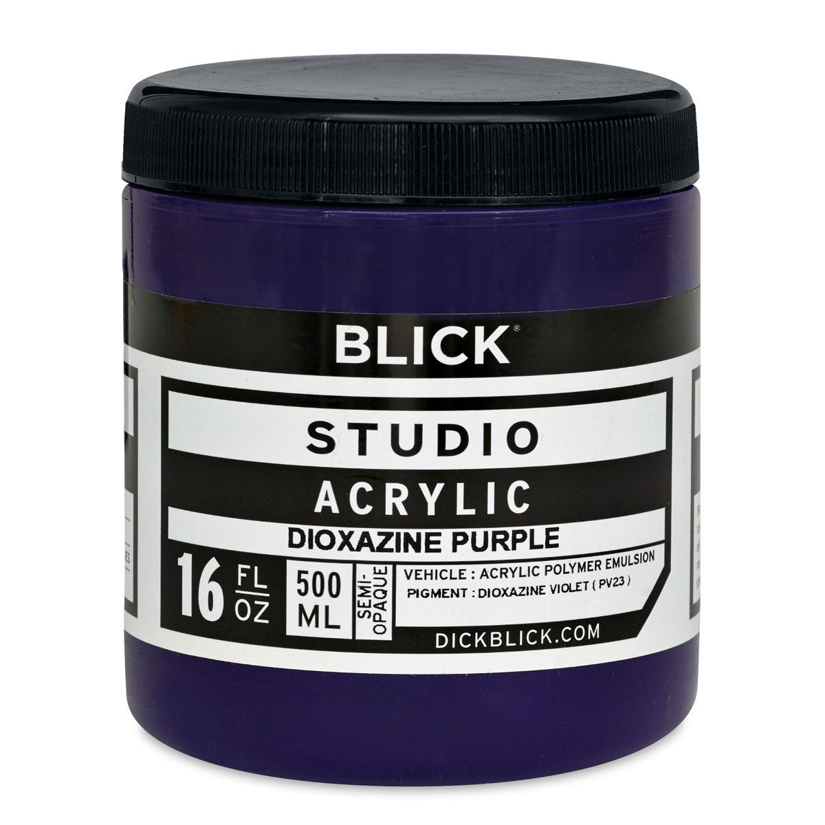 Blick Studio Acrylics - Dioxazine Purple, 16 oz jar | Michaels