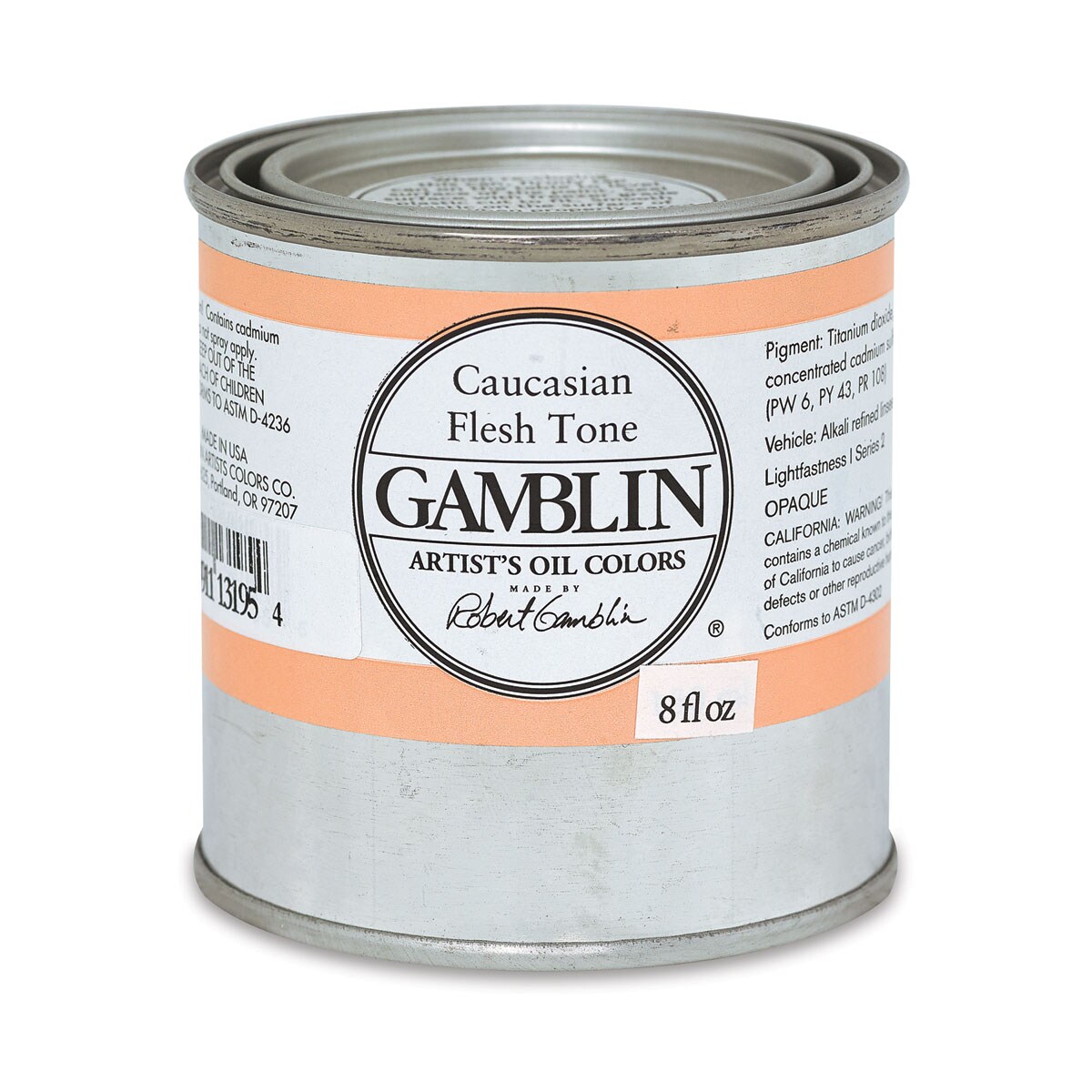 Gamblin Artist's Oil Color - Naples Orange, 8 oz Can | Michaels