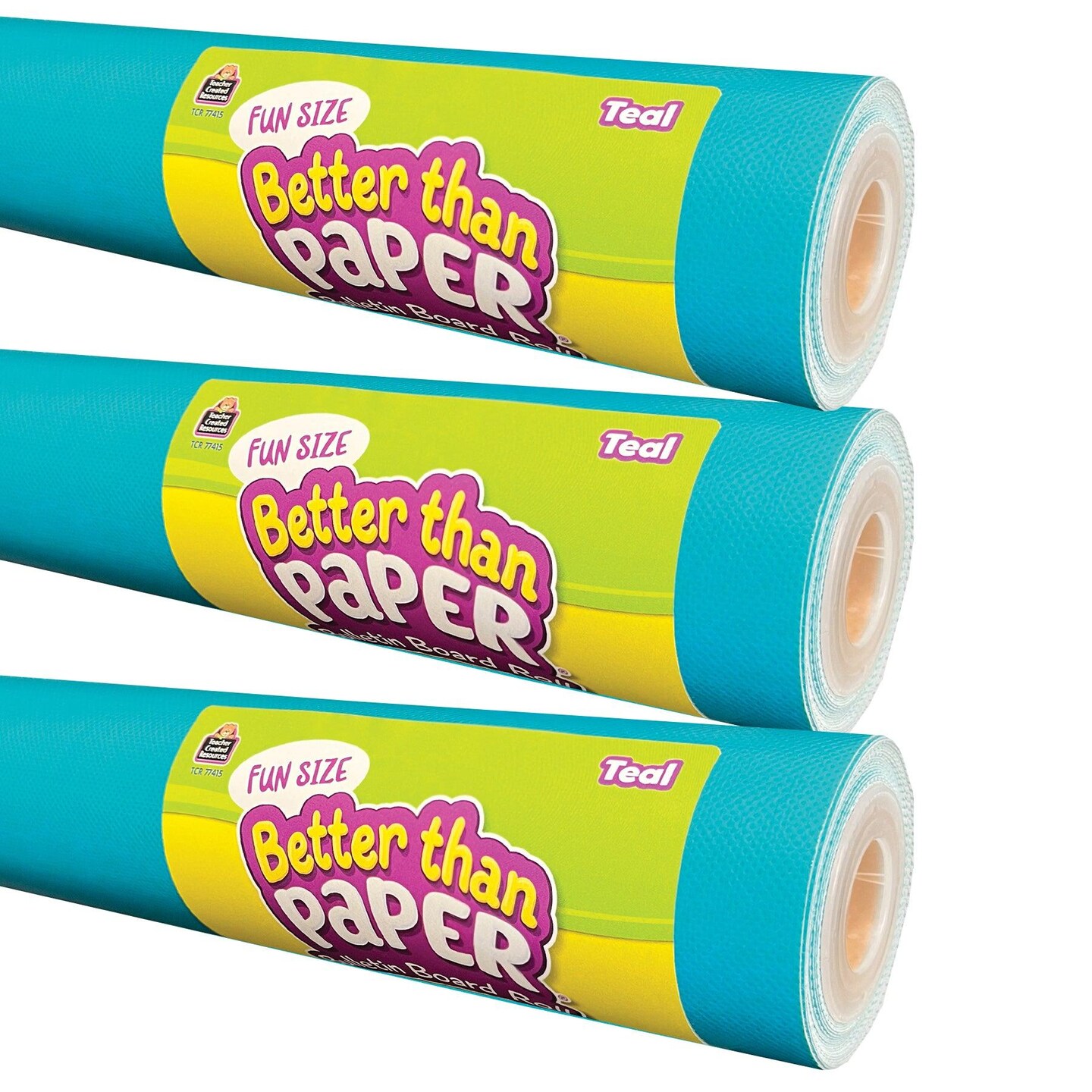 Fun Size Better Than Paper® Bulletin Board Roll, 18" x 12', Teal, Pack ...