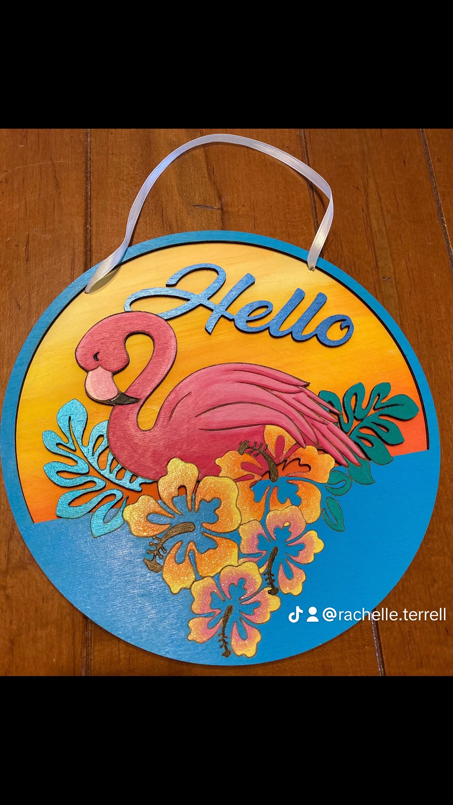 Flamingo Welcome Sign | MakerPlace by Michaels