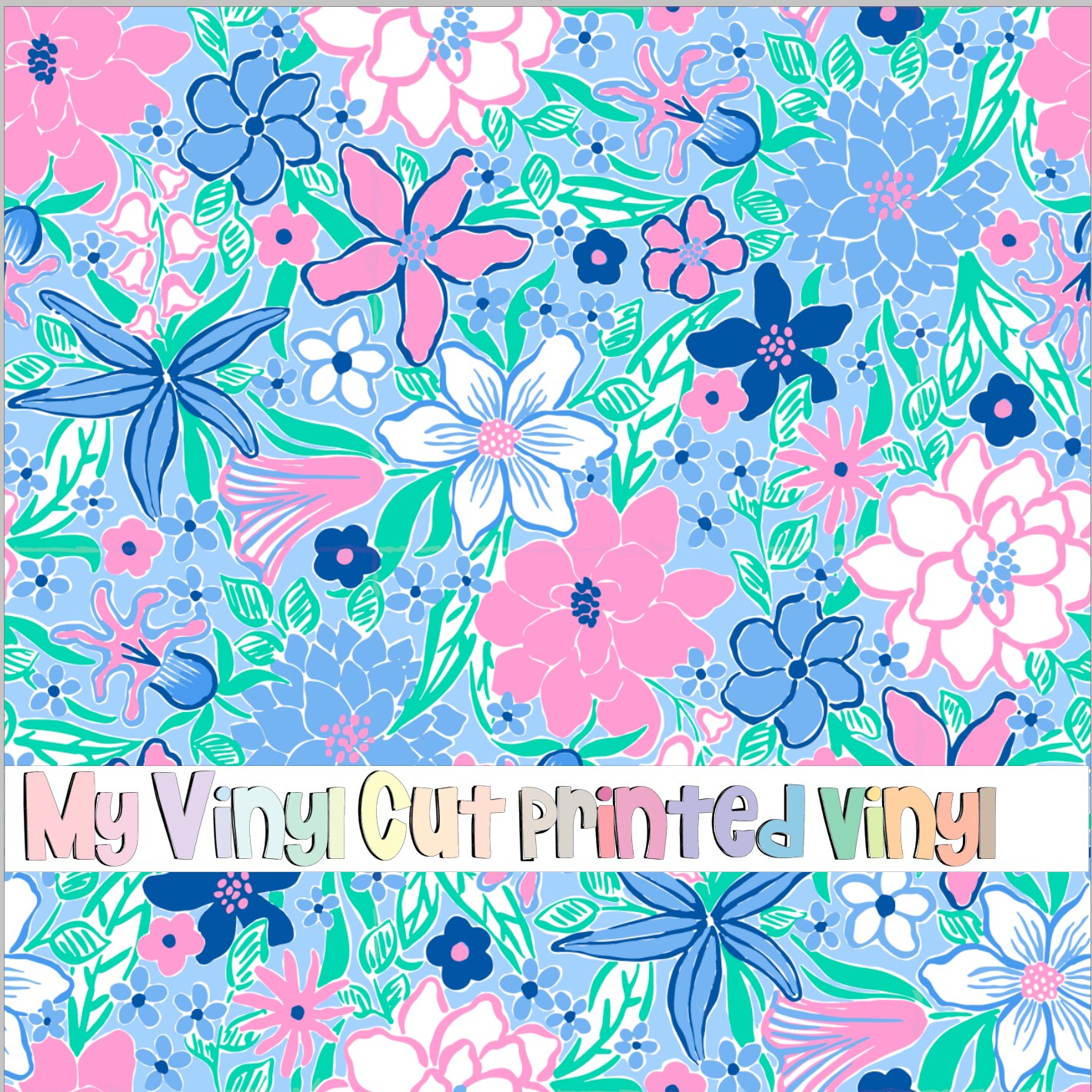 12 x 12 inch Sheet of Printed Vinyl or HTV in the Penelope Pattern ...