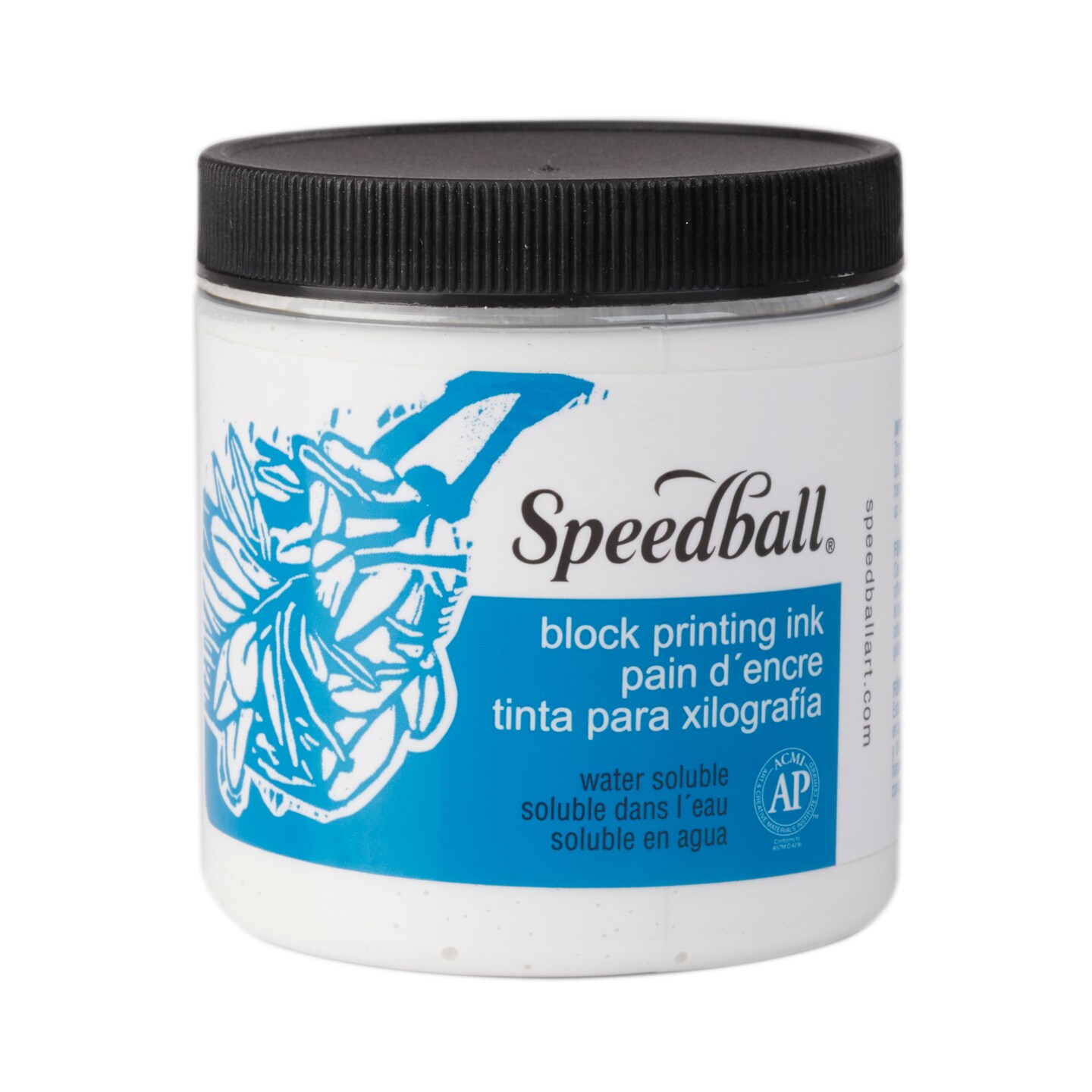 Speedball Block Printing Ink, Water-Based, 8 Oz. Jar, White | Michaels