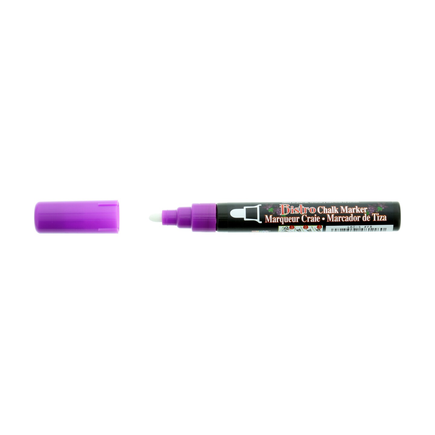 Uchida Bistro Chalk Marker, Broad, Fluorescent Violet | Michaels