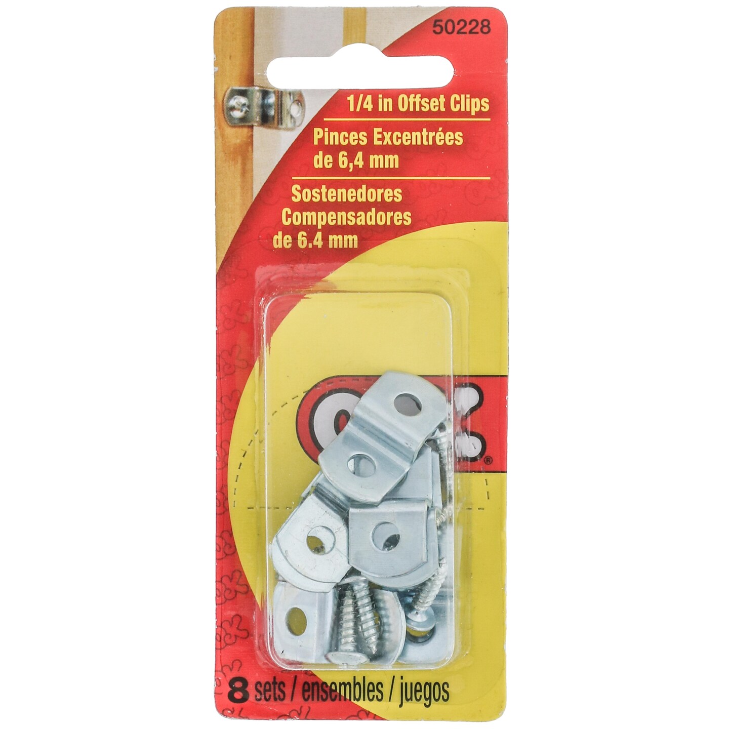 Ook Metal Offset Clip, 1/4" | Michaels