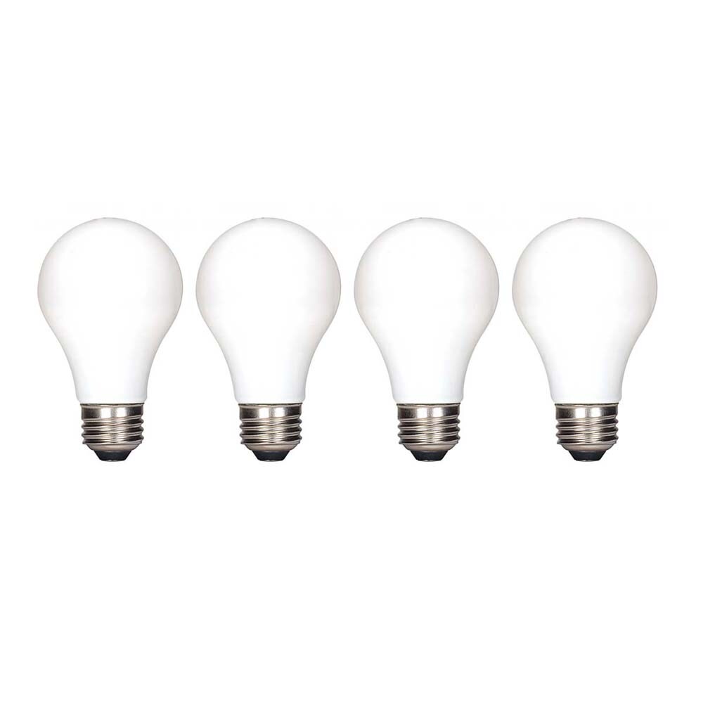 4Pk - Satco 7.5w A19 LED Filament 2700k Soft White E26 Base Dimmable ... 4Pk - Satco 7.5w A19 LED Filament 2700k Soft White E26 Base Dimmable ...