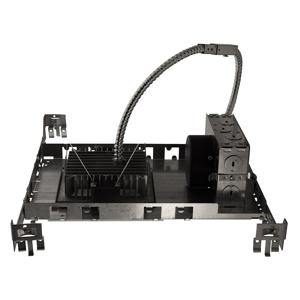 NICOR 5 in. Square New Construction Downlight Kit with Housing in 3000K ...
