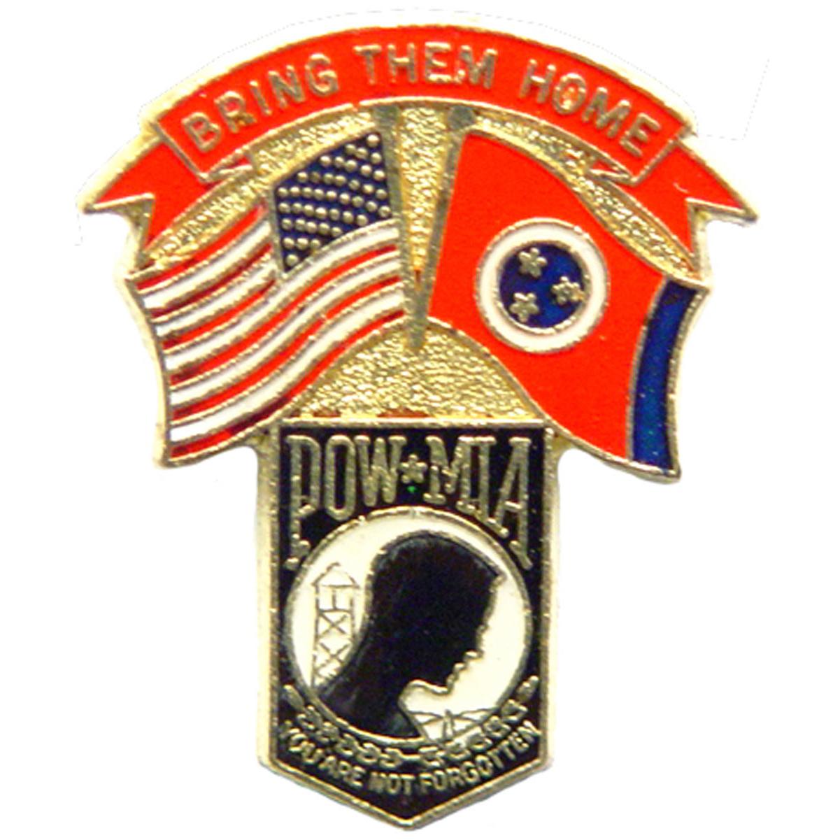 American POW & Tennessee Flags Pin 1 1/4" | Michaels