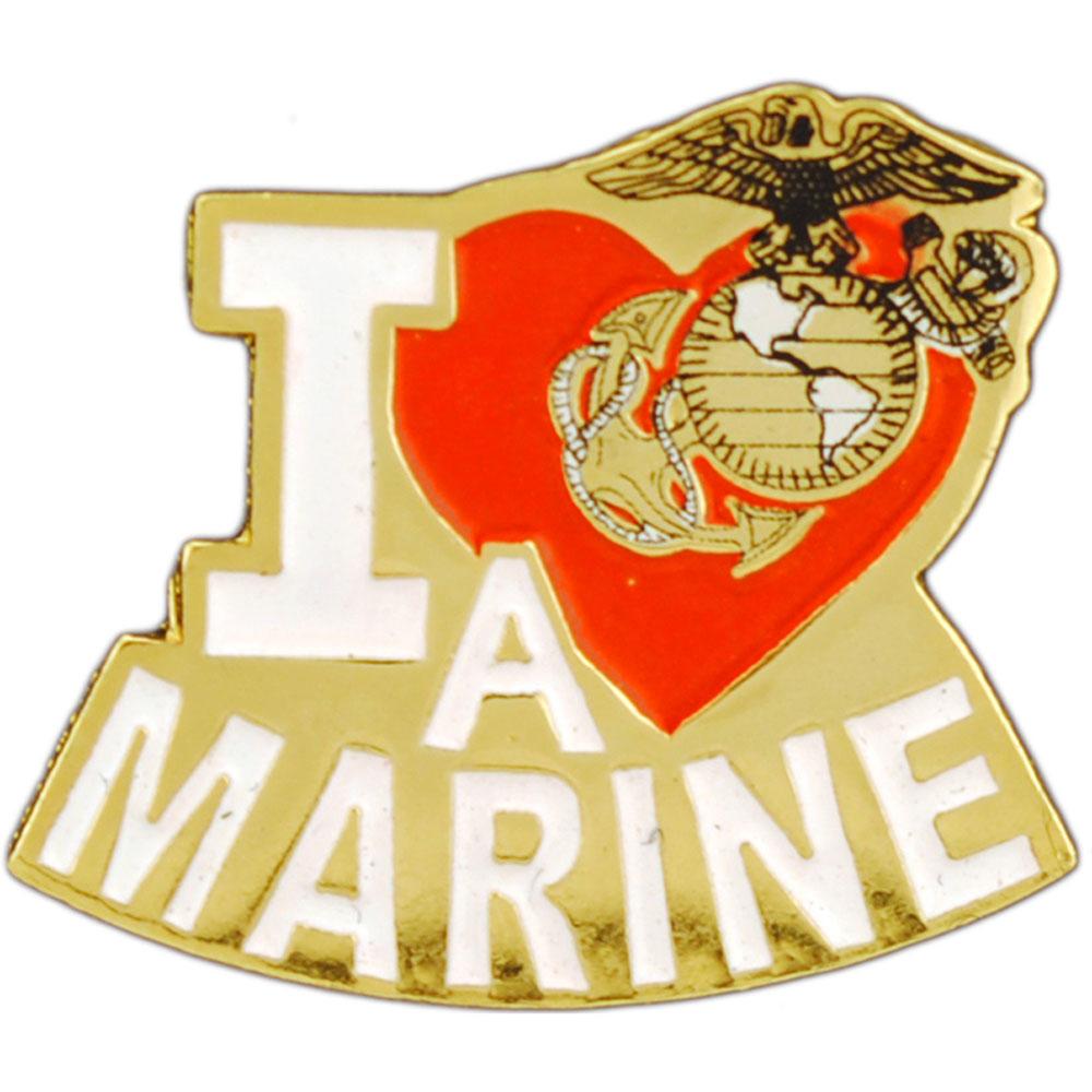 U.S.M.C. I Love A Marine Pin 1" | Michaels