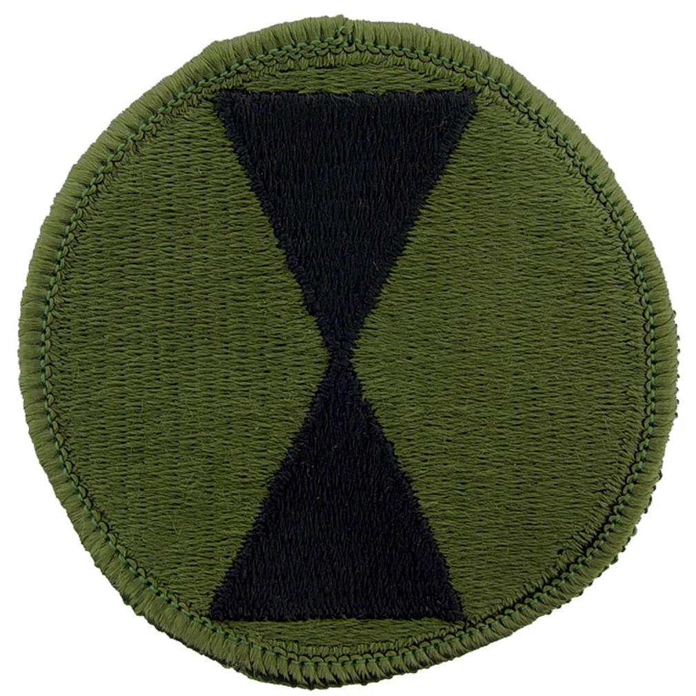 EagleEmblems PM0704 Patch-Army,007TH INF.DIV. (Subdued) (3'') | Michaels