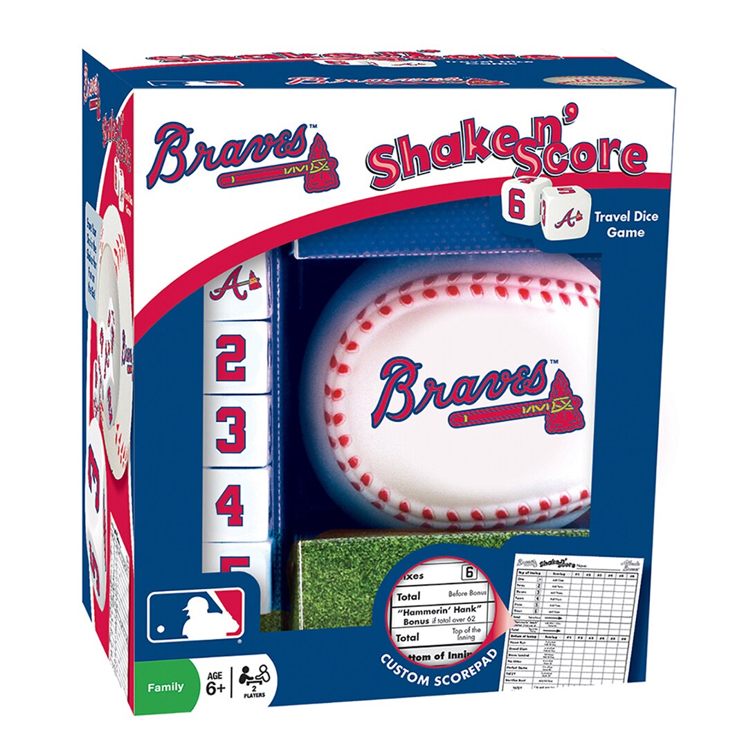 MasterPieces Officially Licensed MLB Atlanta Braves Shake N' Score Dice ...