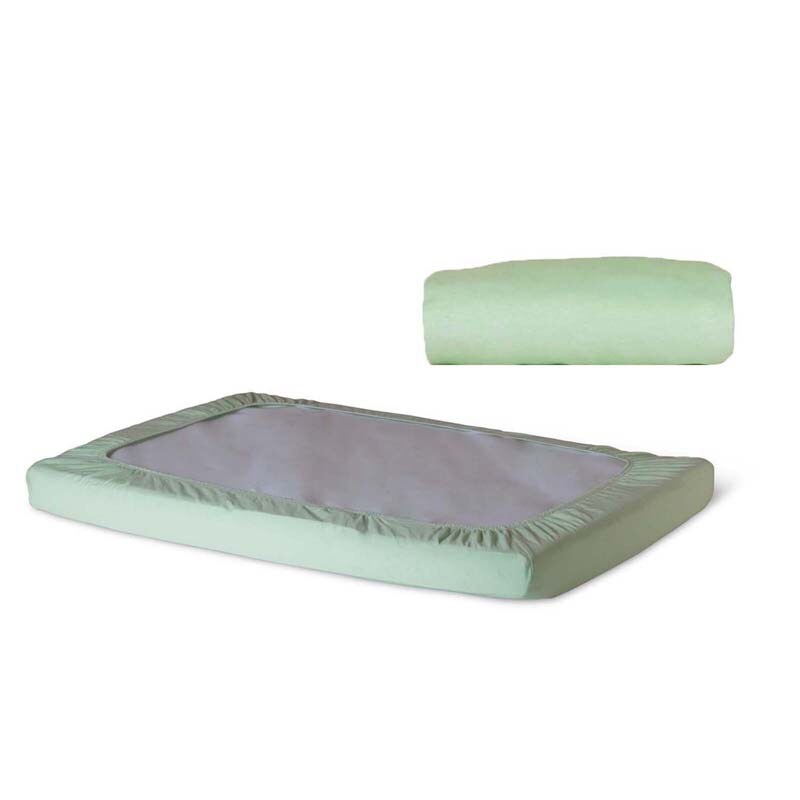 SafeFit™ Elastic Fitted Sheet, Compact-Size, Mint, Pack of 2 | Michaels
