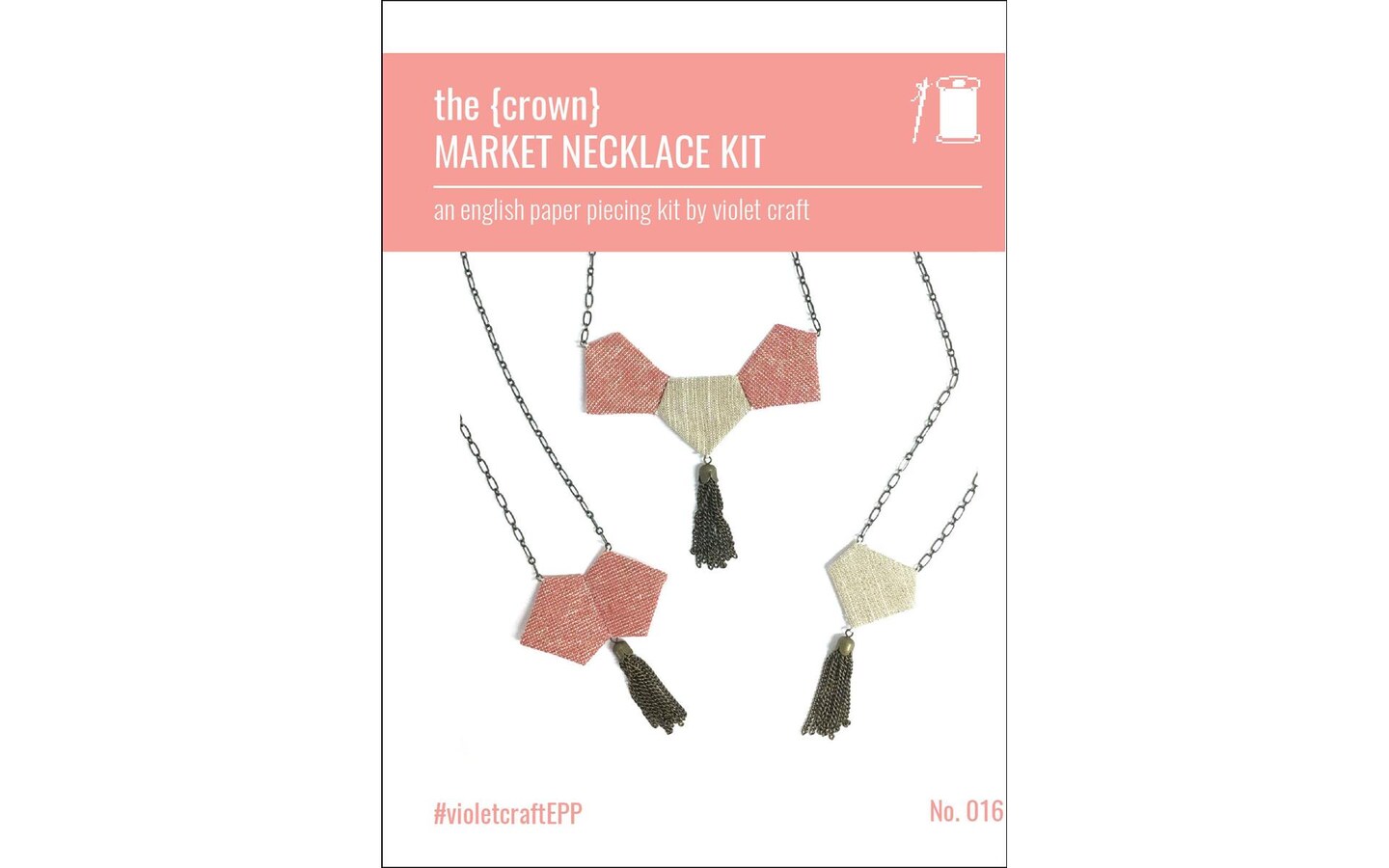 Violet Craft Market Necklace Kit Crown | Michaels