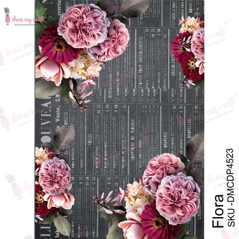 Dress My Craft Transfer Me Sheet A4-Flora | Michaels