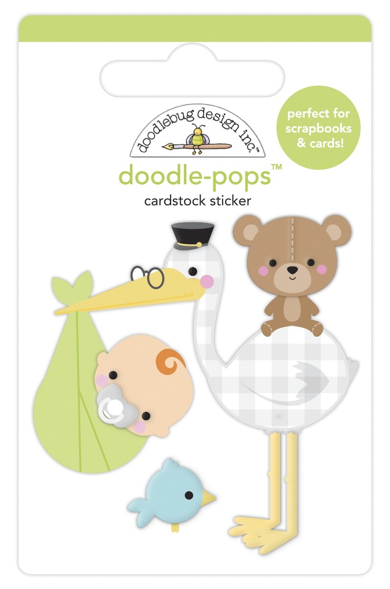Doodlebug Doodle-Pops 3D Stickers-Special Delivery | Michaels