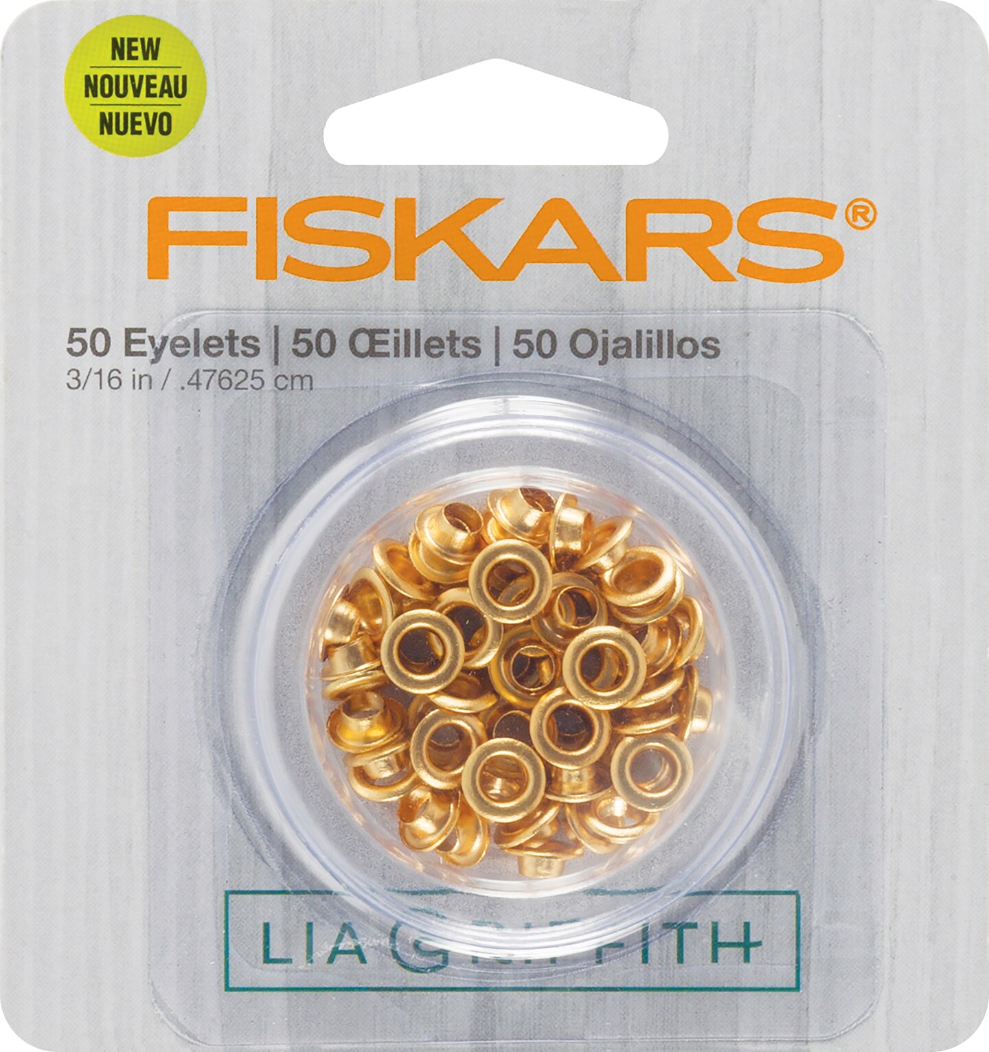Fiskars Lia Griffith Eyelets-Gold | Michaels