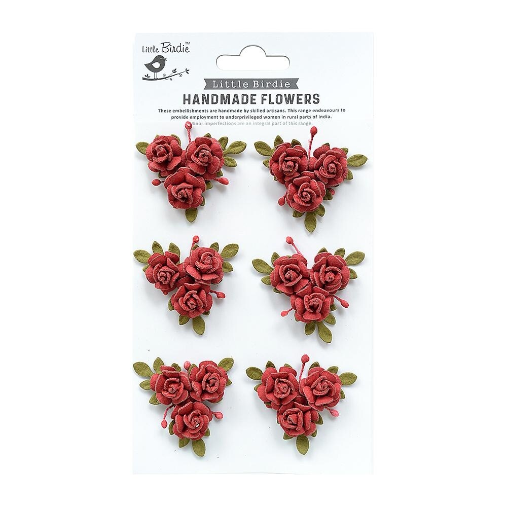 Little Birdie Francisca Paper Flowers 6/Pkg | Michaels